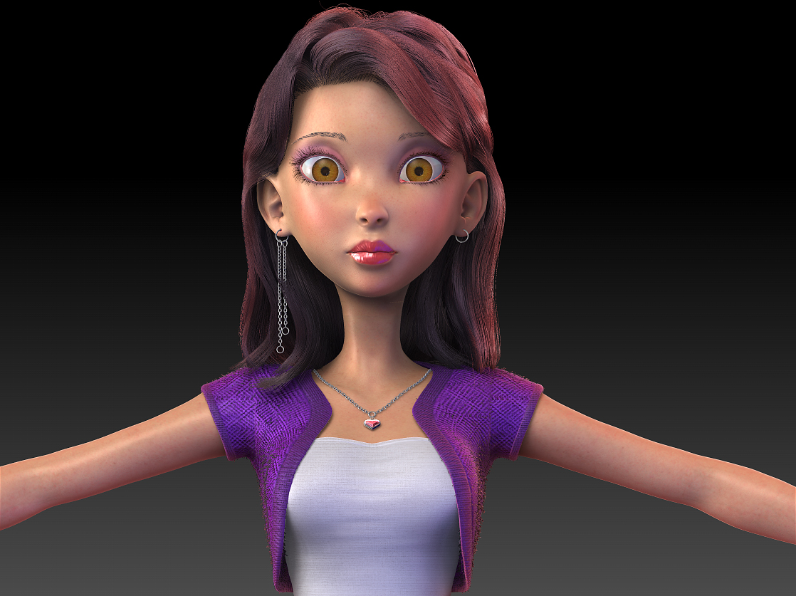 modeling girl - (WIP) - ZBrushCentral