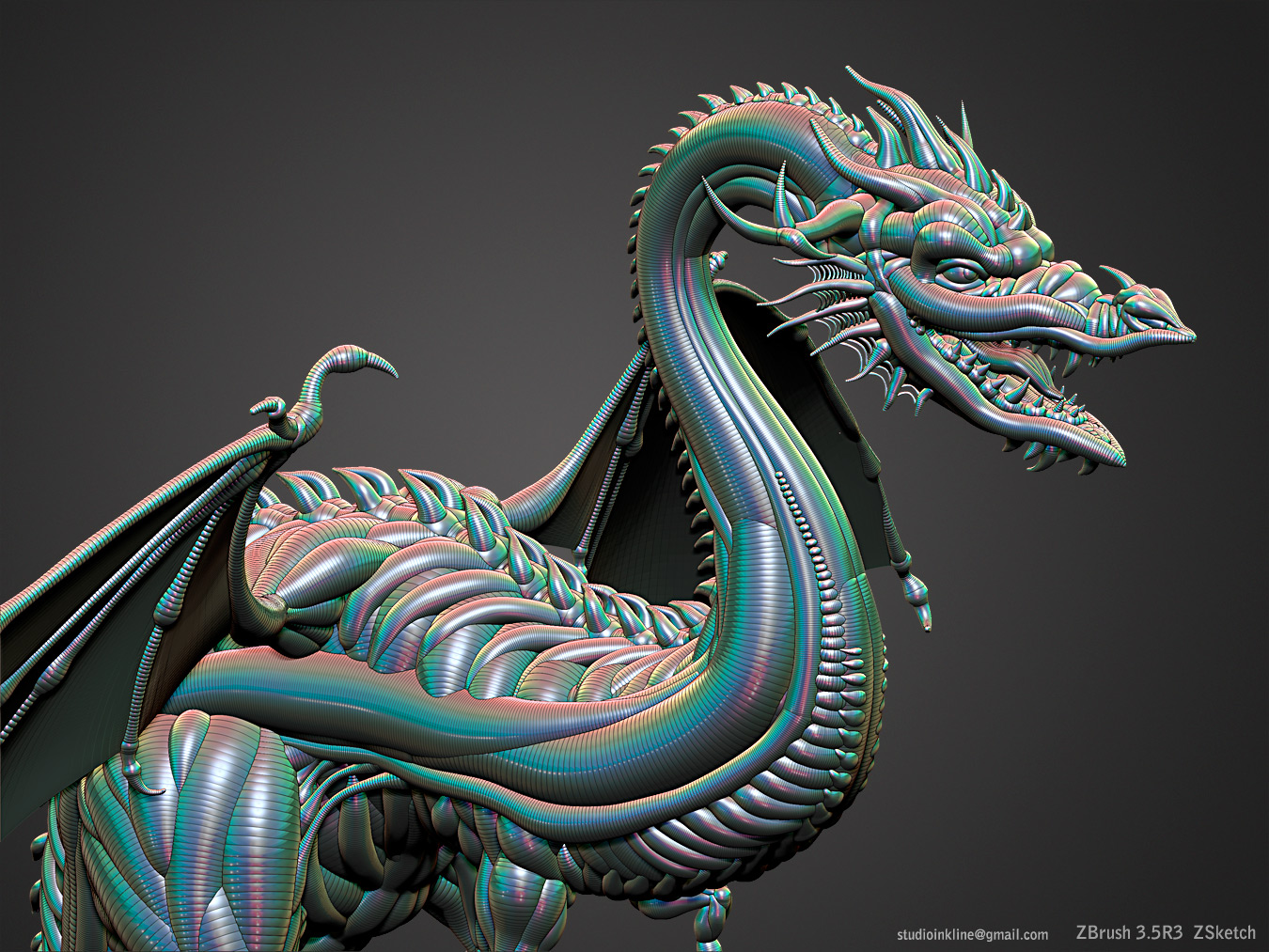ZSketch Dragon - ZBrushCentral