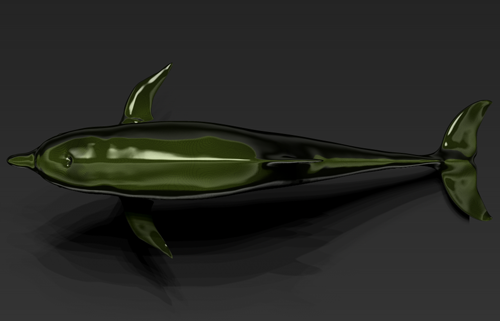 Dolphin WIP-Sculpt from polysphere - ZBrushCentral