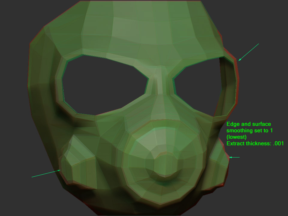 How do I Retopo the inside of a mask/object?? Difficult to see ...