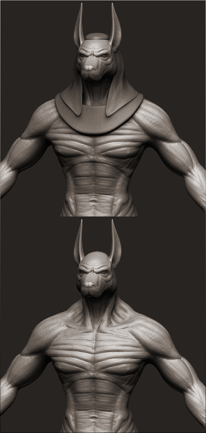 Anubis - W.I.P. - ZBrushCentral