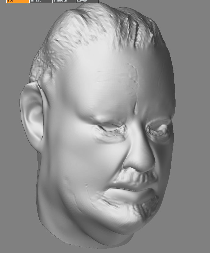 Colonel Sanders Head (wip) - ZBrushCentral