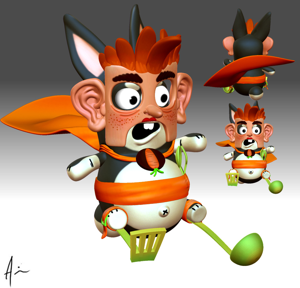 Super villain rabbit :p - ZBrushCentral