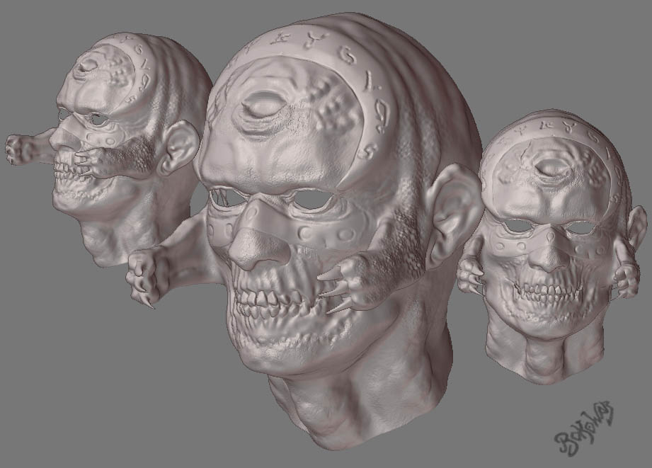 wip Mage Head - ZBrushCentral