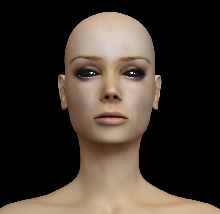 Female bust WIP - ZBrushCentral