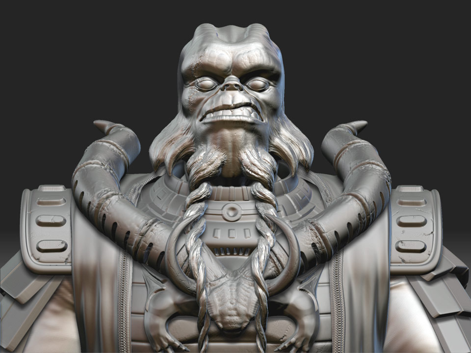 My first Z 3.X project (Drengin Lord W.I.P.) - ZBrushCentral
