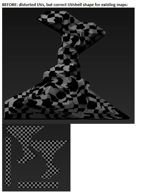UV unwrapping with keeping the UV-layout shapes possible? - ZBrushCentral
