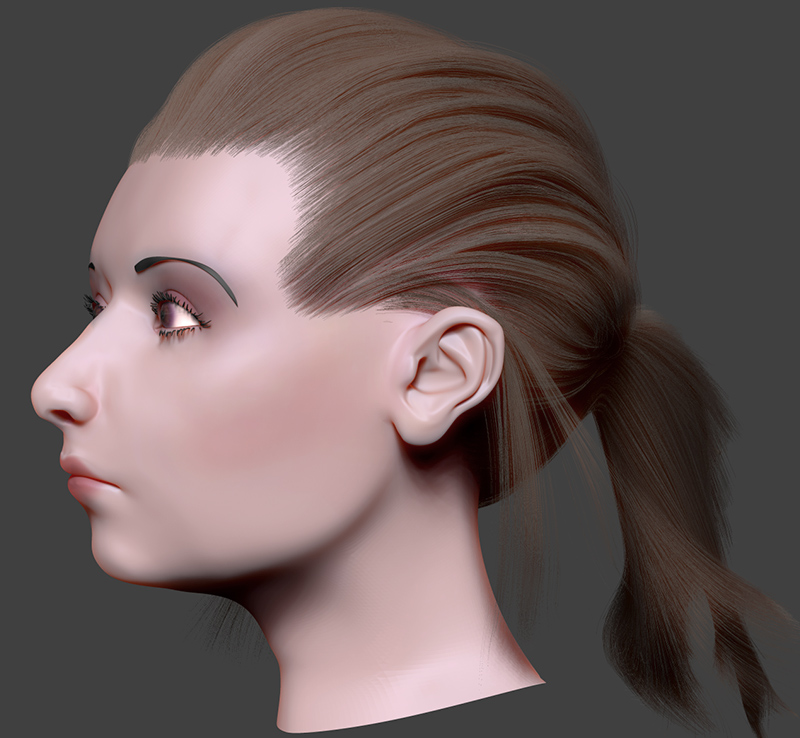 Fibermesh hair fun - ZBrushCentral