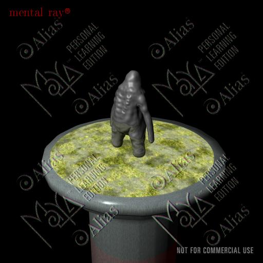 First Zbrush Model-Fat Creature - ZBrushCentral