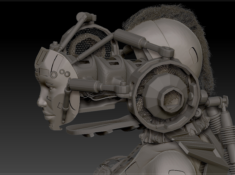 Robot-Chick - ZBrushCentral