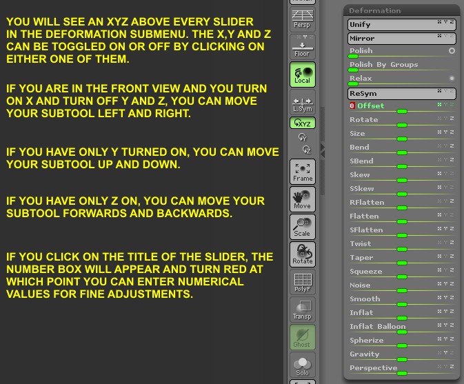 Subtools question - ZBrushCentral