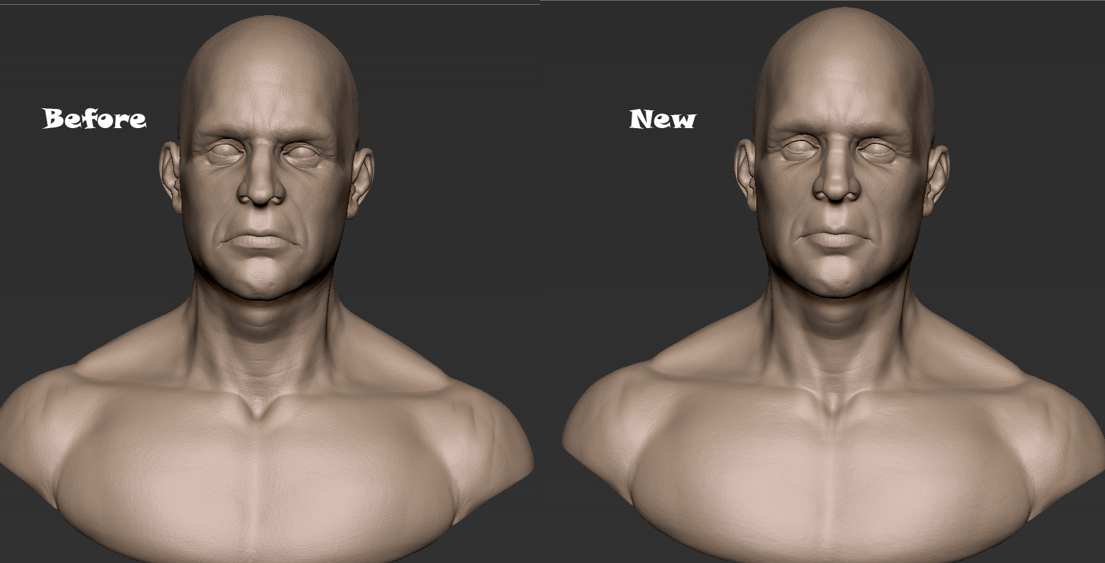 A Bust Study - ZBrushCentral