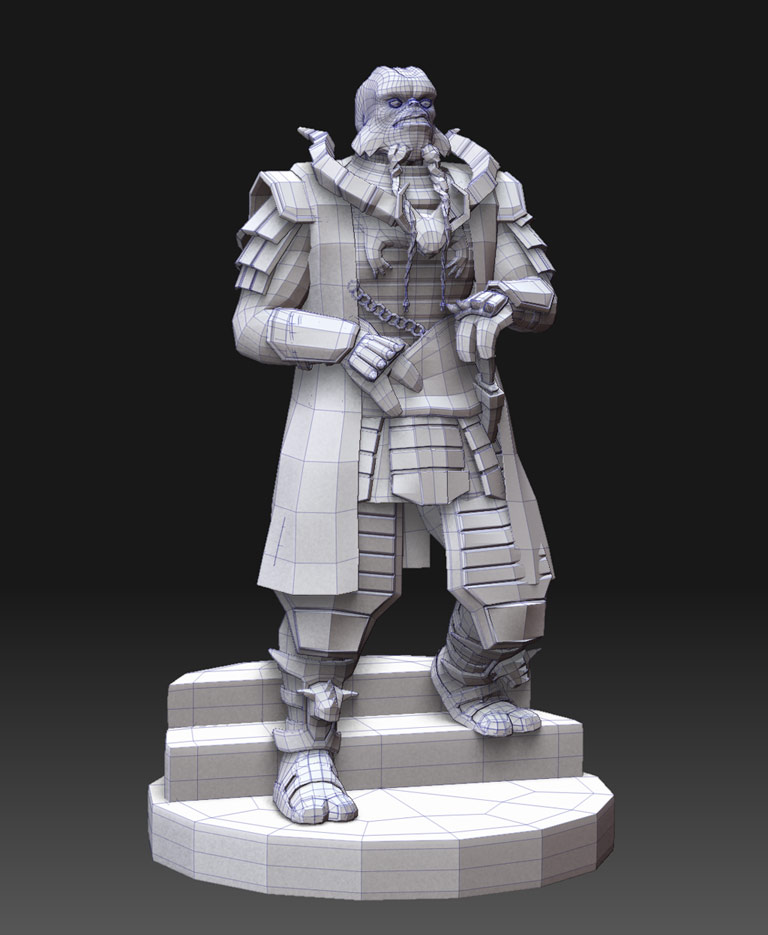 My first Z 3.X project (Drengin Lord W.I.P.) - ZBrushCentral