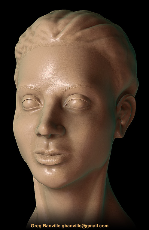 Sketched out head - ZBrushCentral