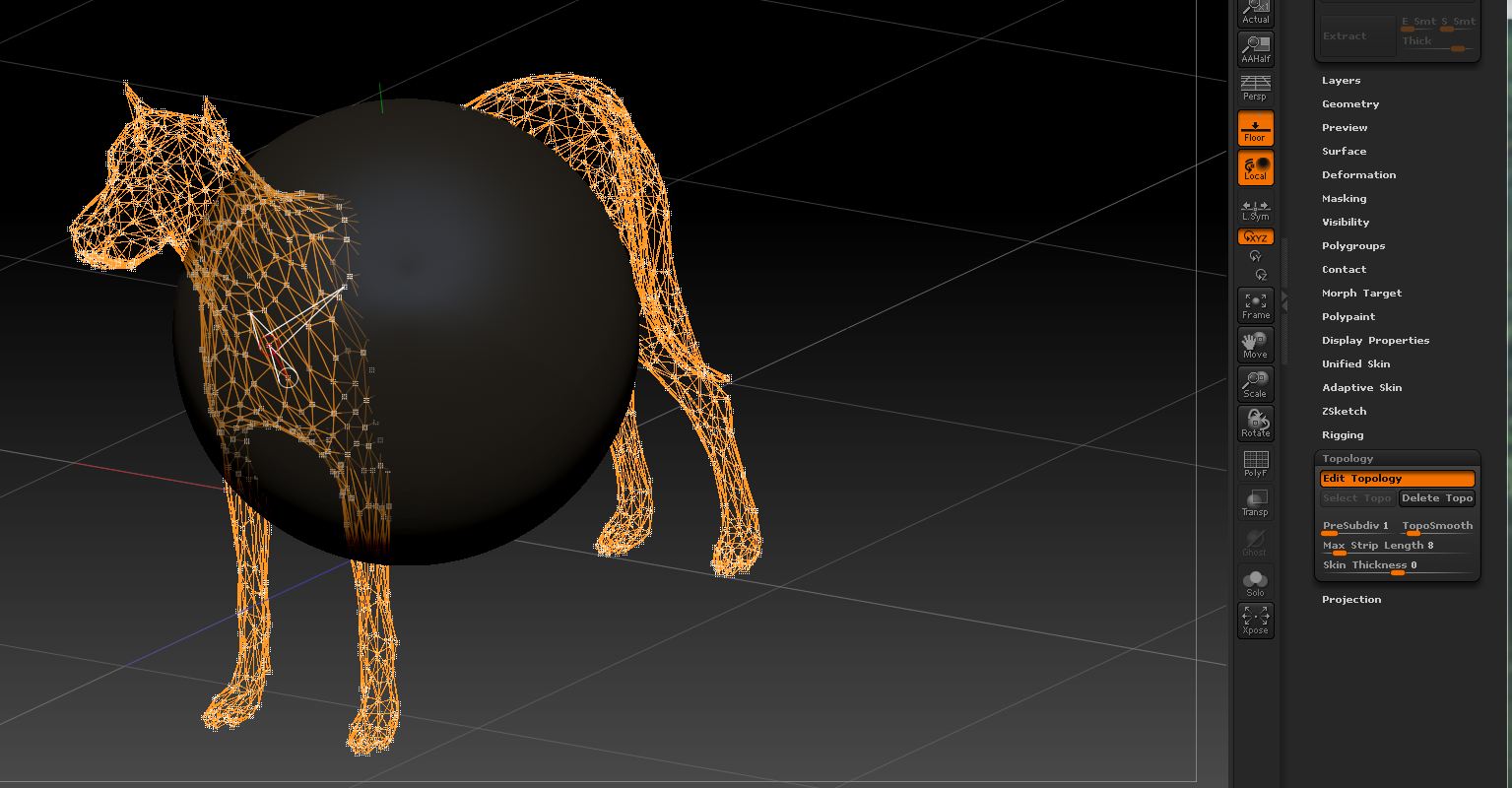 Retopo Anomaly - ZBrushCentral