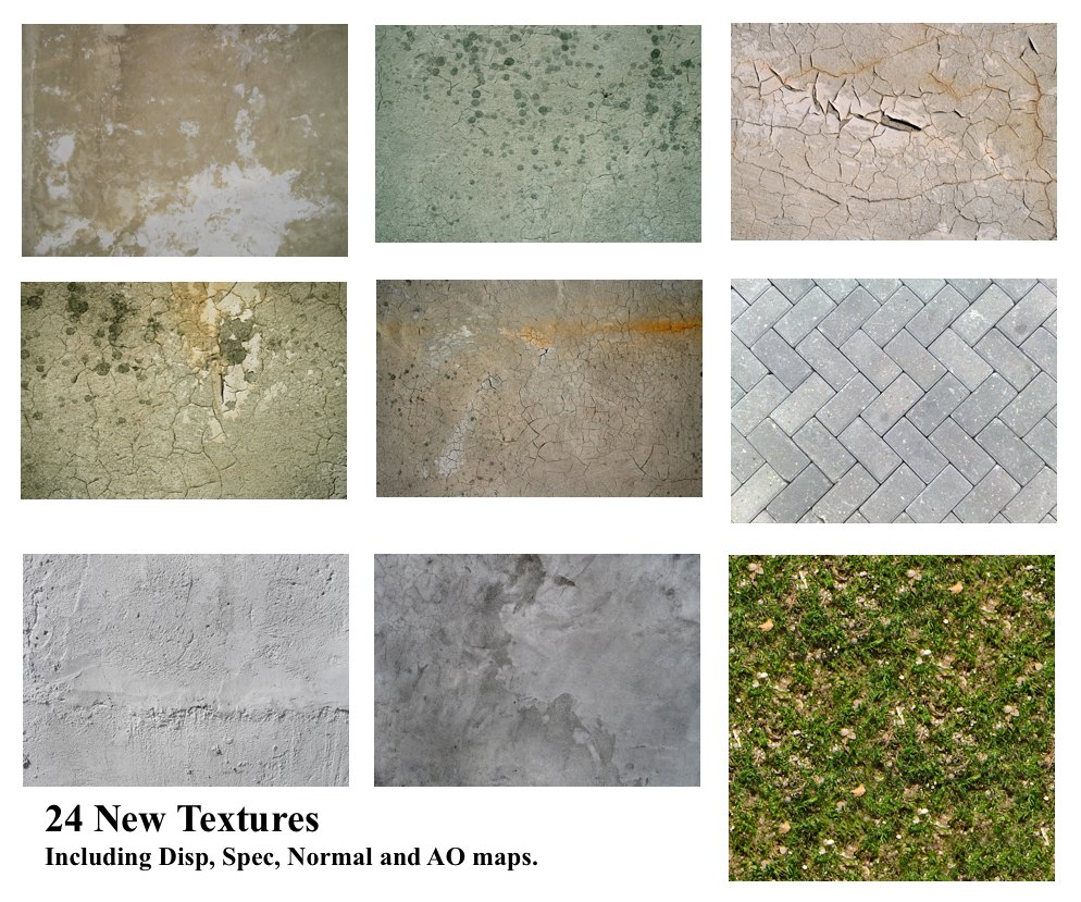 24 New Hi-Res textures for your commercial and personal use - ZBrushCentral
