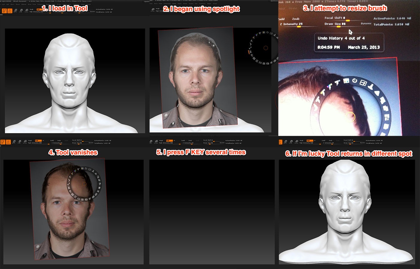Spotlight Problem - ZBrushCentral