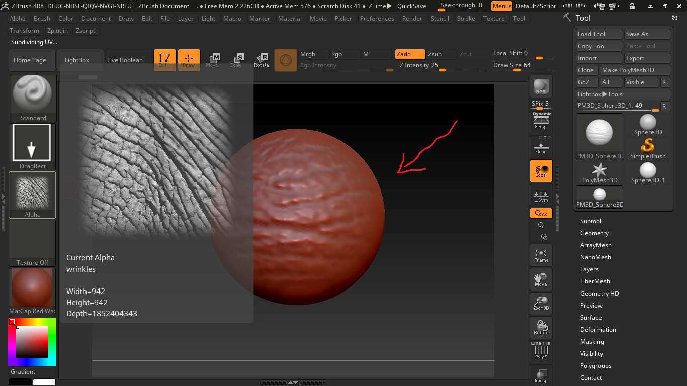 Alpha texture - ZBrushCentral