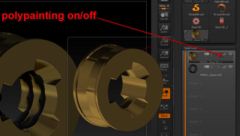 how do you disable polypaint all together? - ZBrushCentral