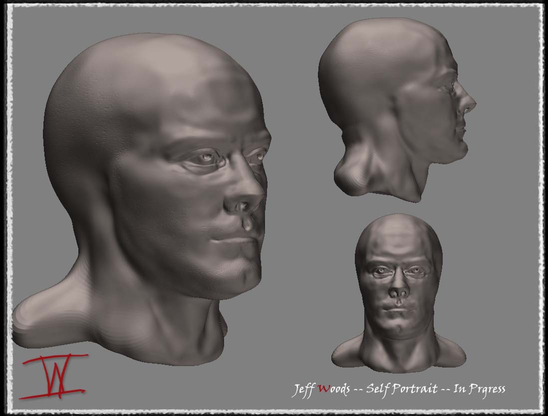 Self Portrait In Progress - ZBrushCentral