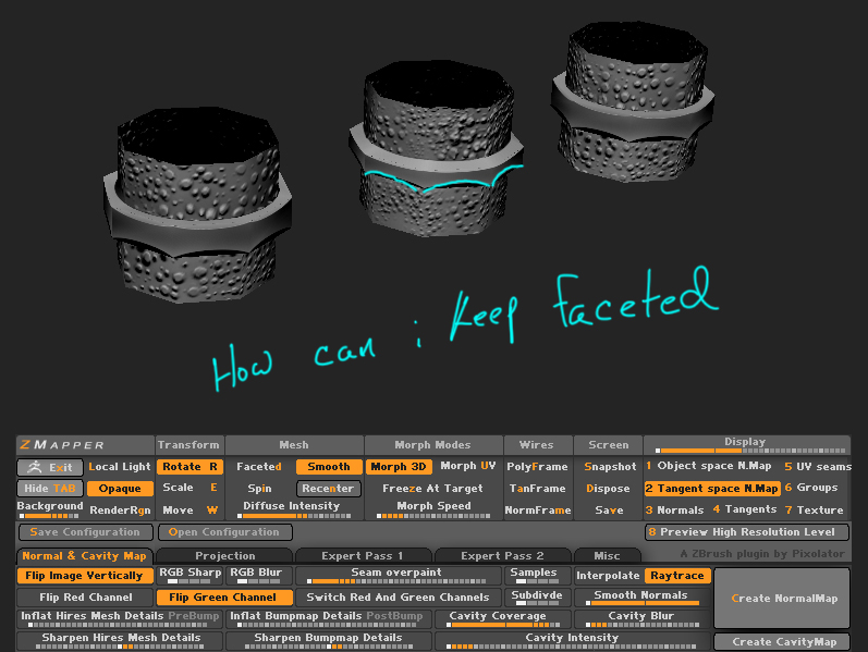 Normal map Error Generation - ZBrushCentral