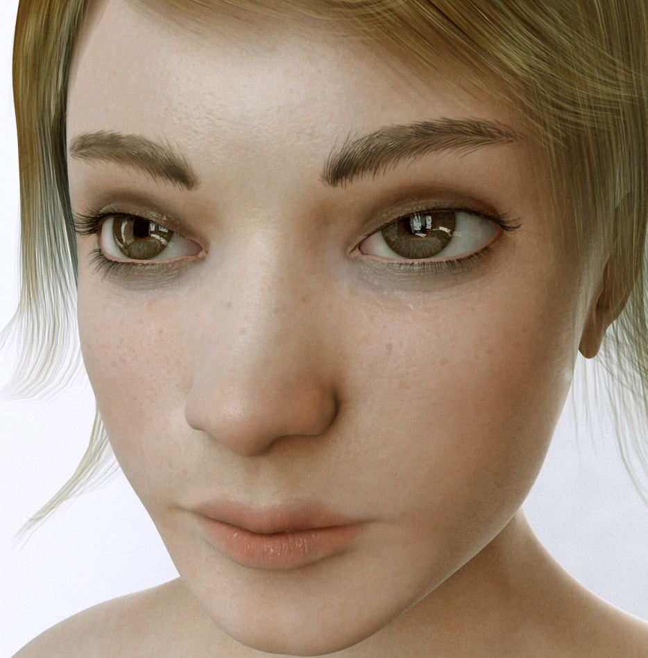 girl head - ZBrushCentral