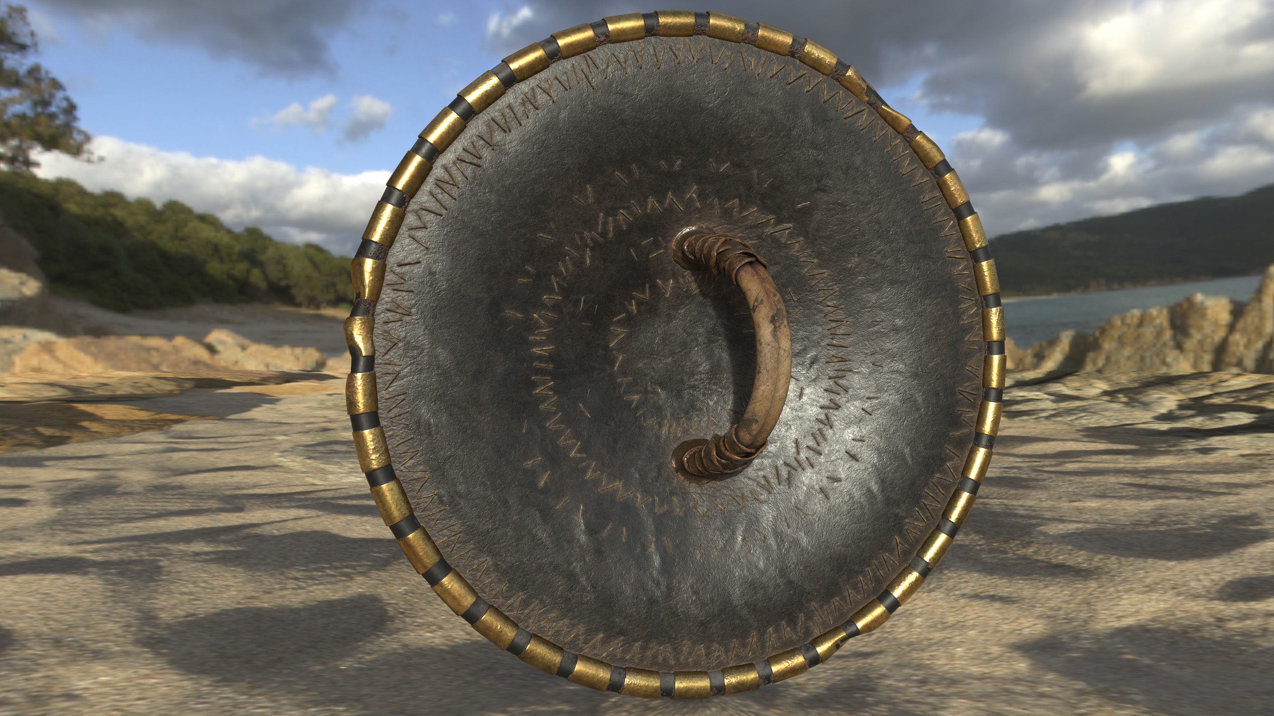 Shield of Ogoun - ZBrushCentral