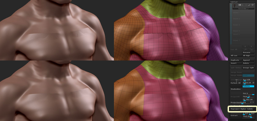 Cleaning up high res mesh to clean Uvs? - ZBrushCentral
