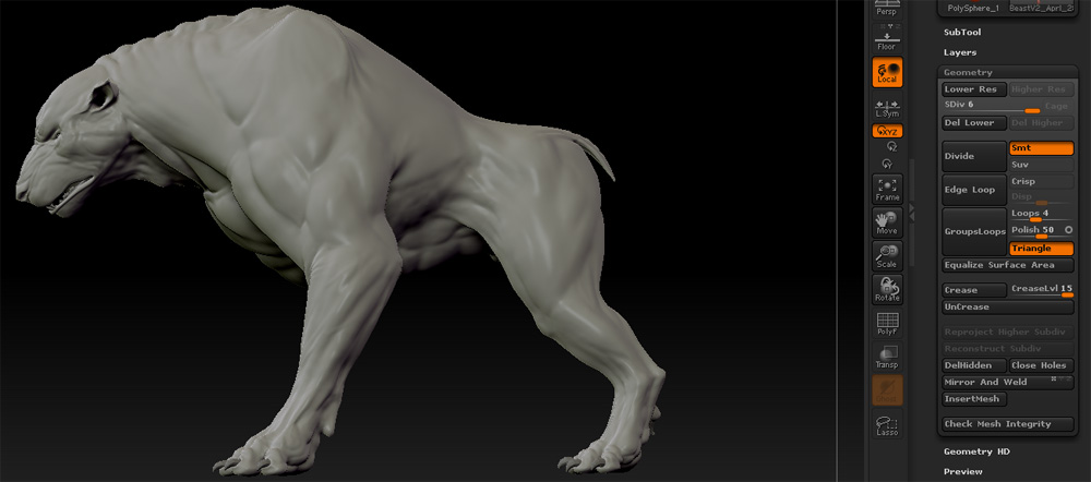 Transfering high resolution details to a resurfaced mesh - ZBrushCentral