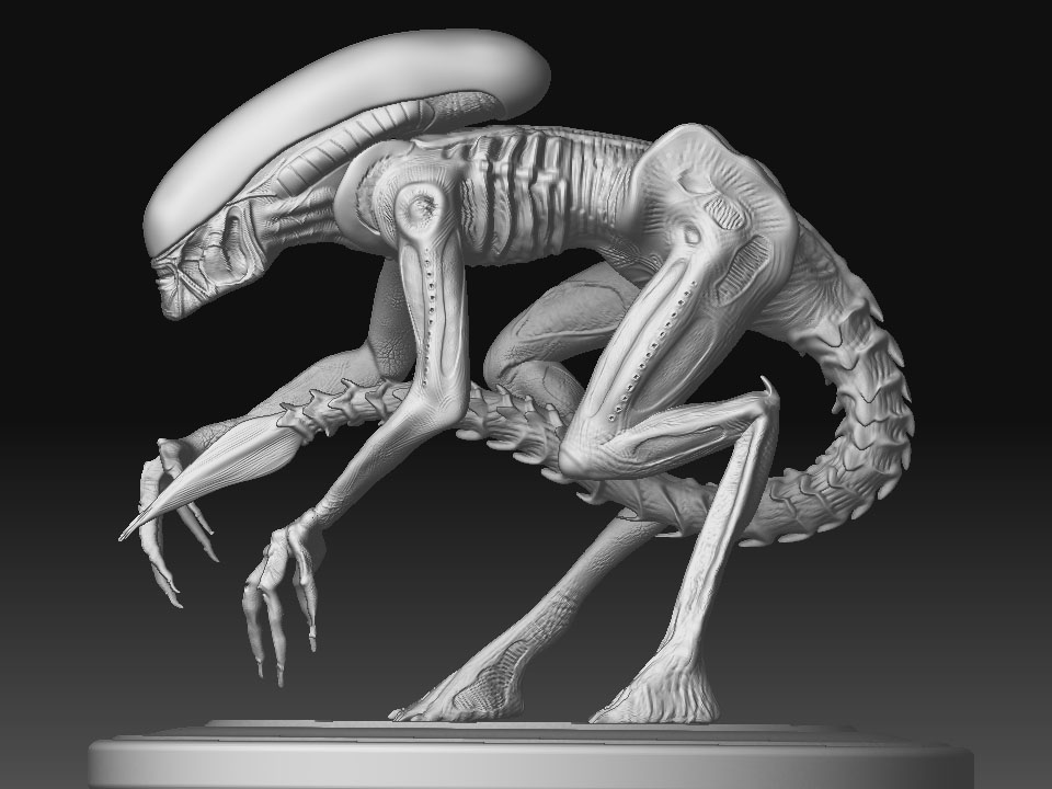 My Alien WIP - ZBrushCentral