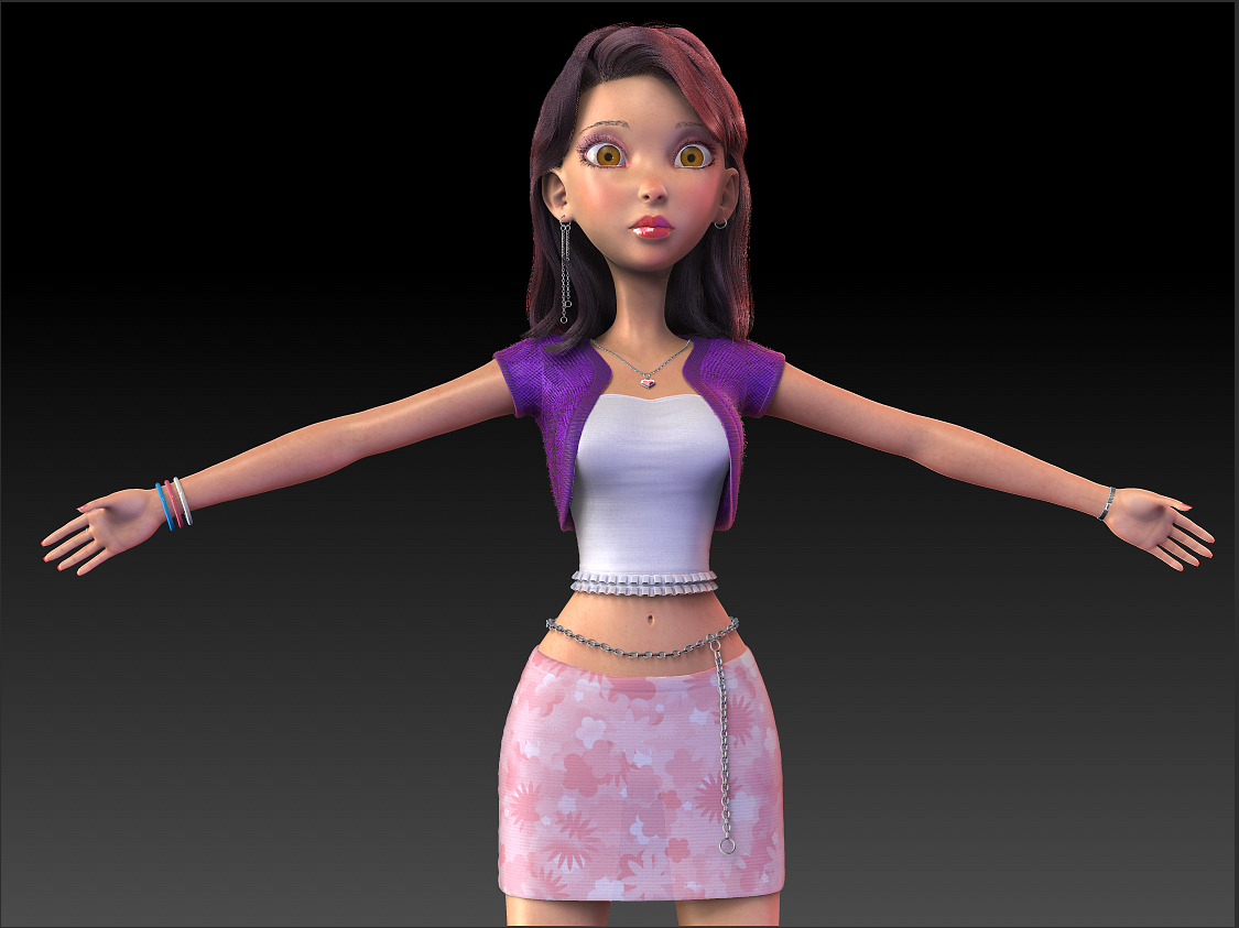 modeling girl - (WIP) - ZBrushCentral