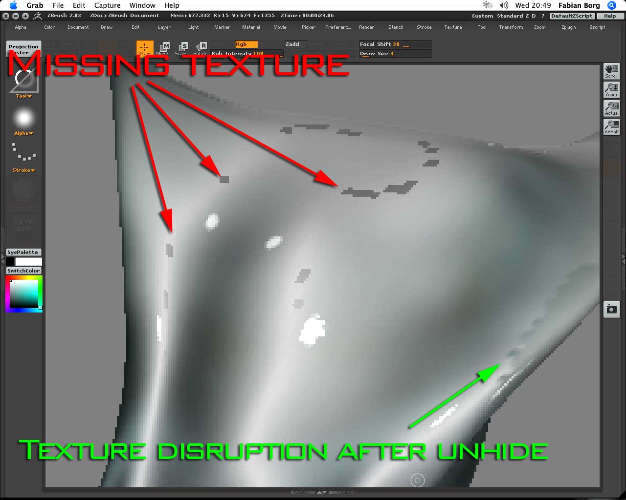 Projection Master Trouble - ZBrushCentral