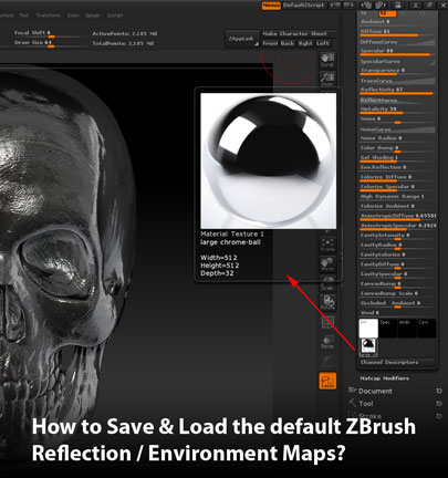 Default ZBrush Reflection / Enviro Maps? - ZBrushCentral