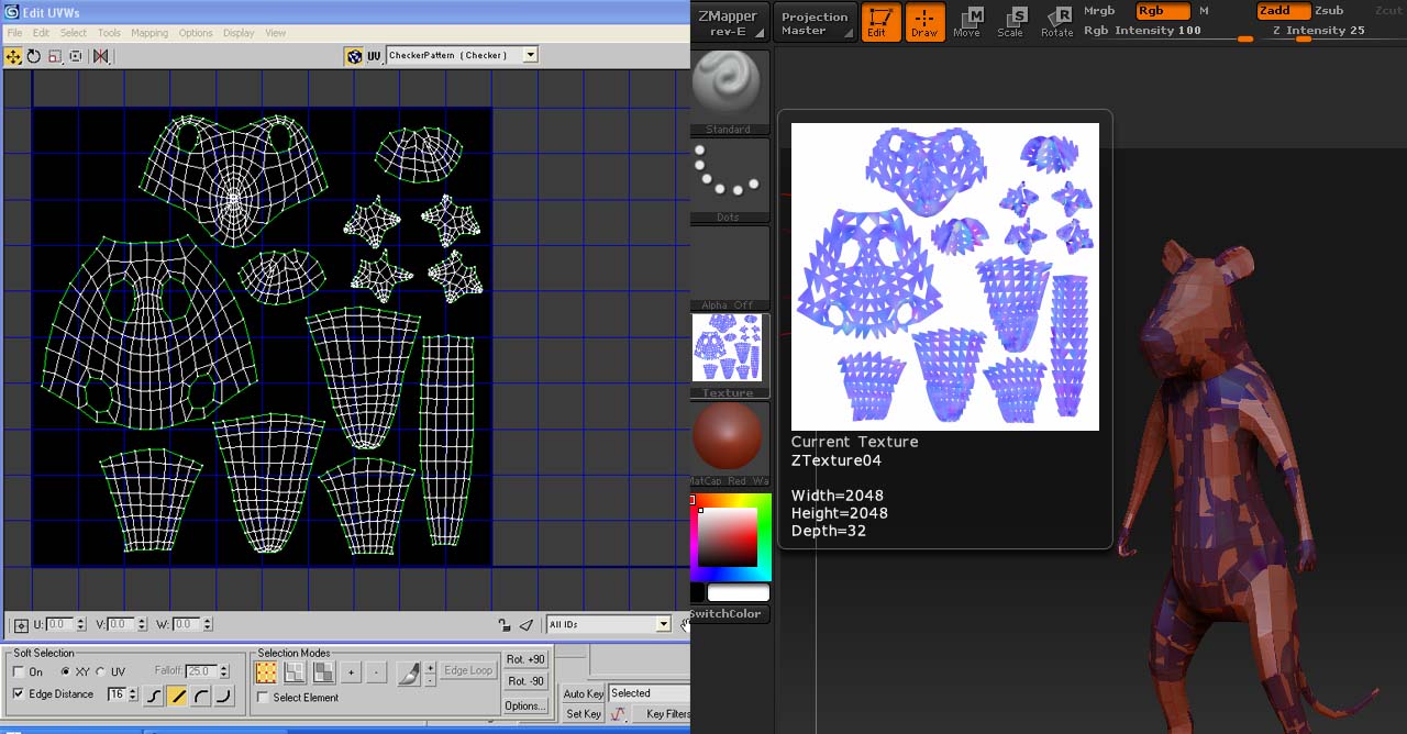 help with uv's in zmapper - ZBrushCentral