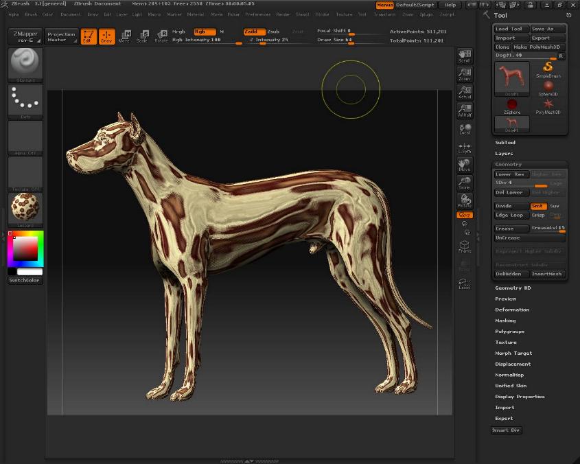Hideous stretched materials. - ZBrushCentral