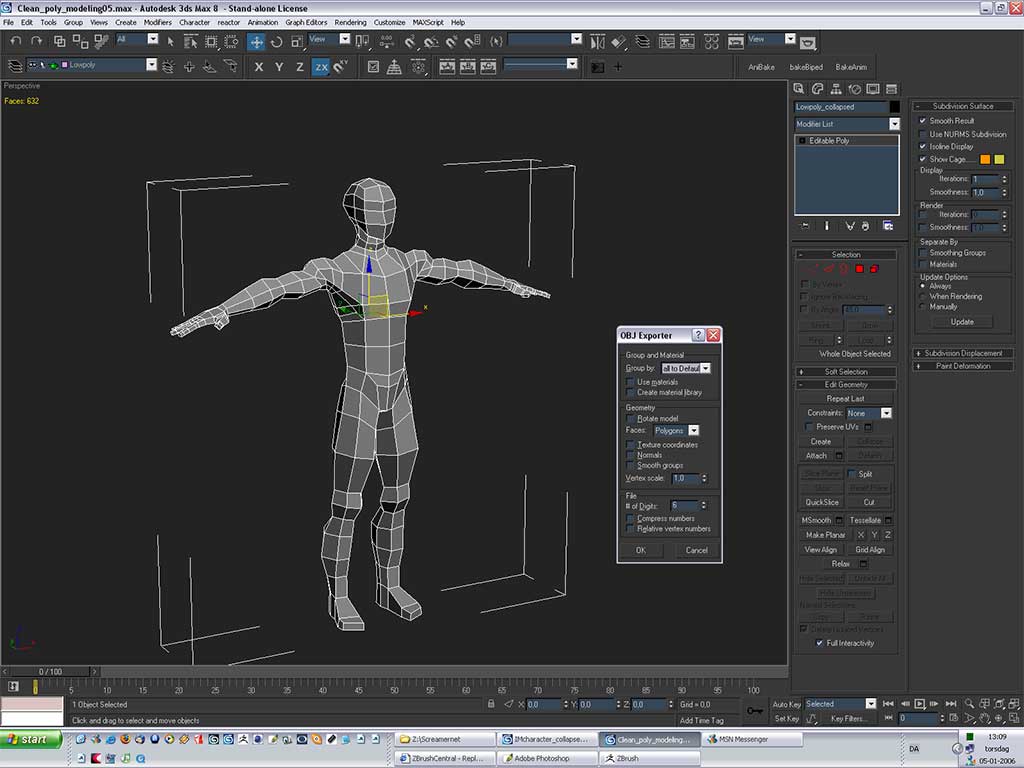 OBJ import problem :( - ZBrushCentral
