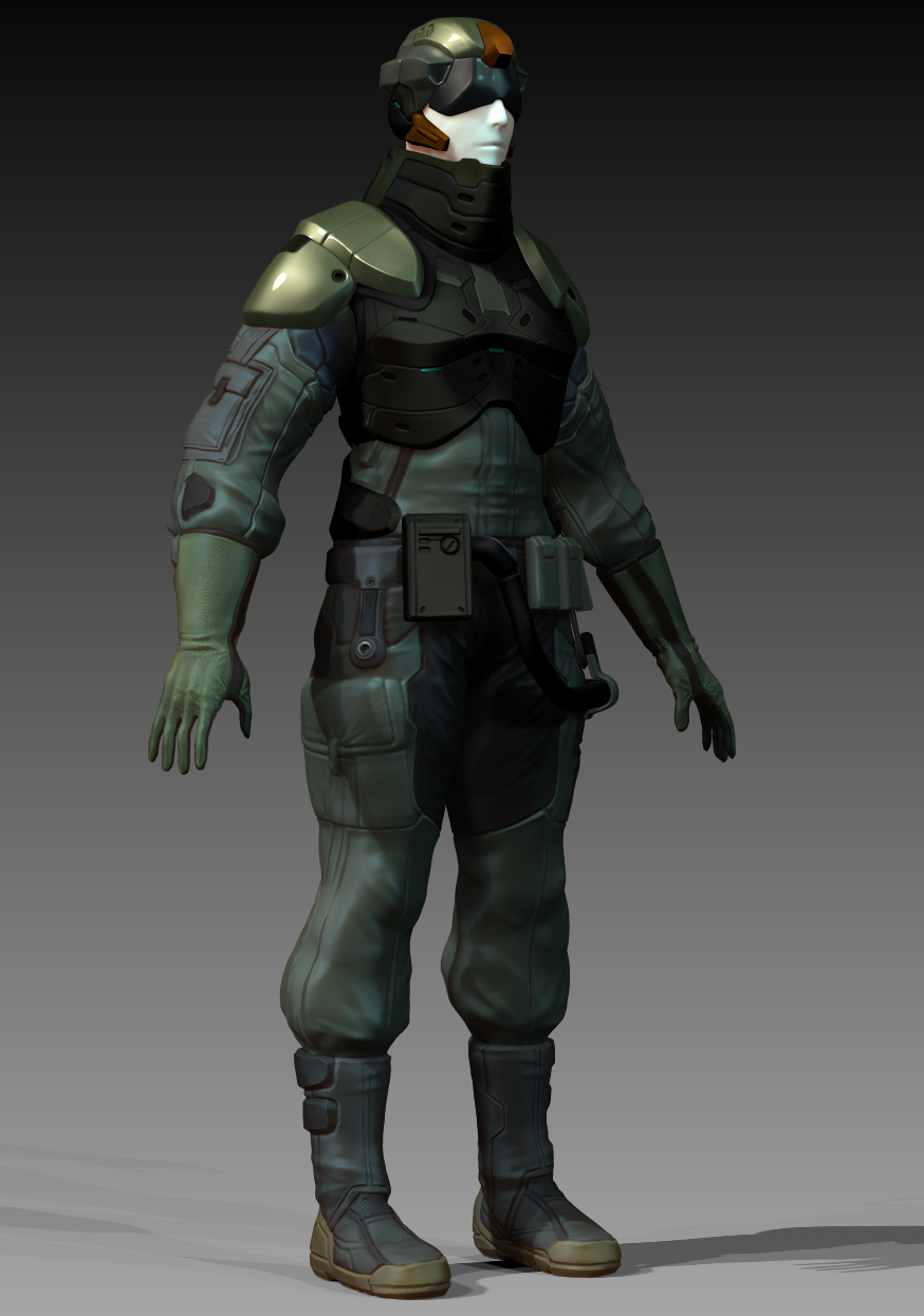 Koro's Trooper Concept-v2 :: WIP - ZBrushCentral