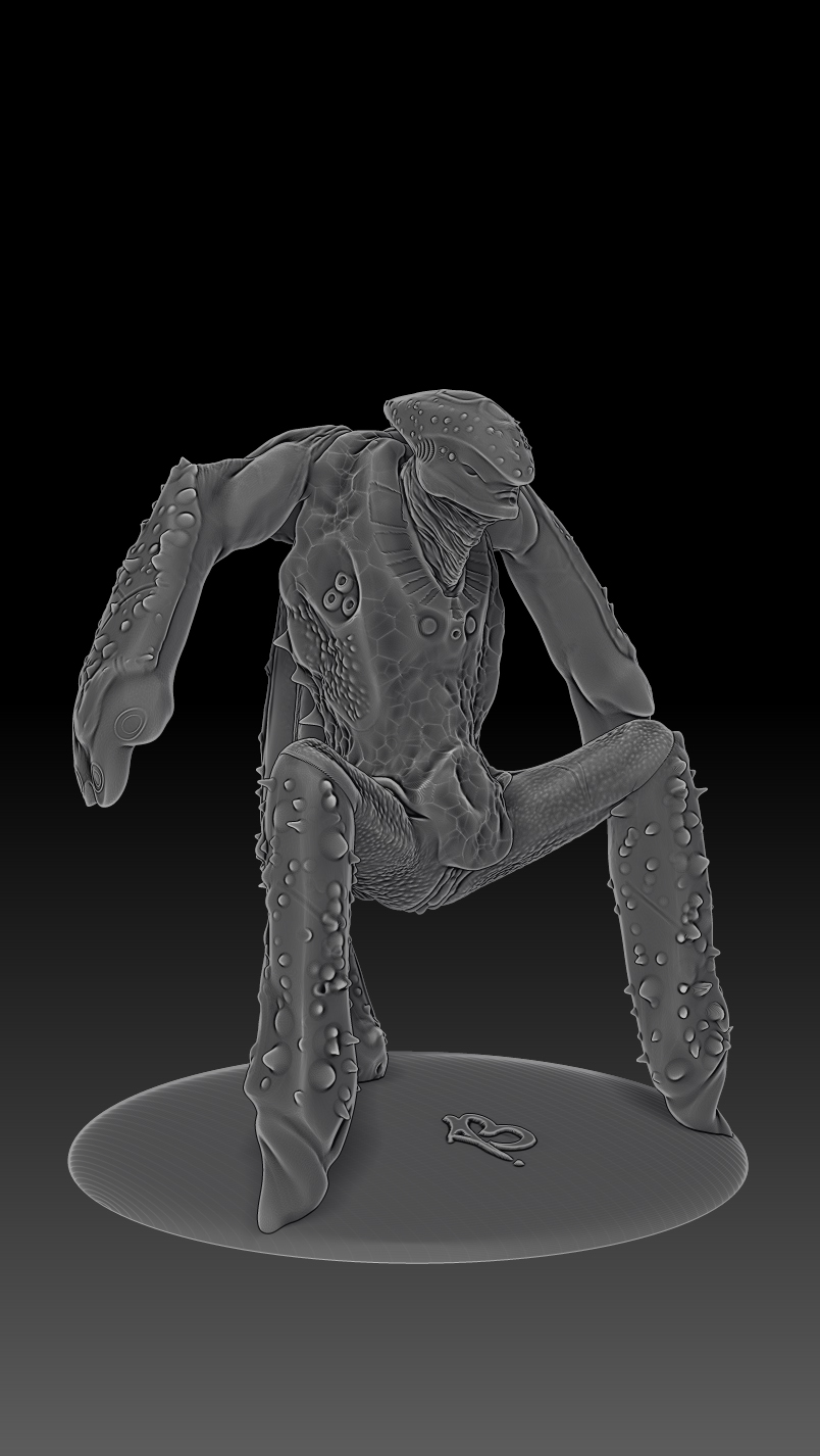 3-D-Print of my ALIEN-CRAB :) - ZBrushCentral