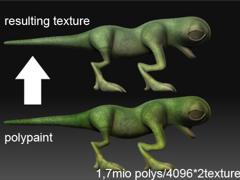 polypaint to texture transfer - ZBrushCentral
