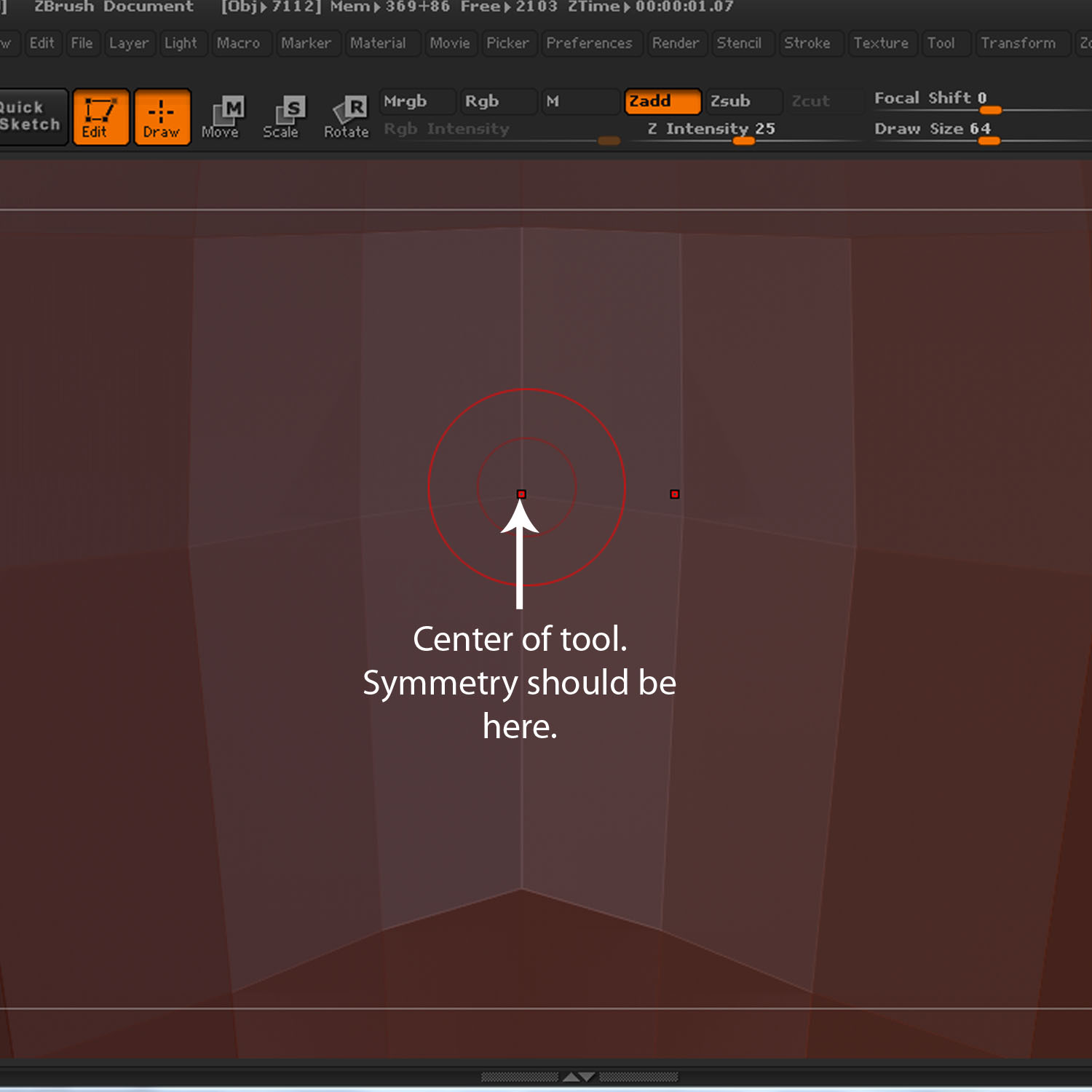 Symmetry issue on imported ZTool - ZBrushCentral