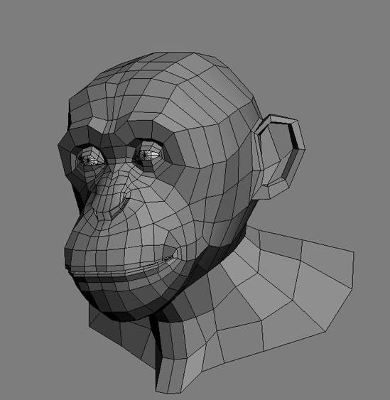Chimp_My first ZBrush 3 Model - ZBrushCentral