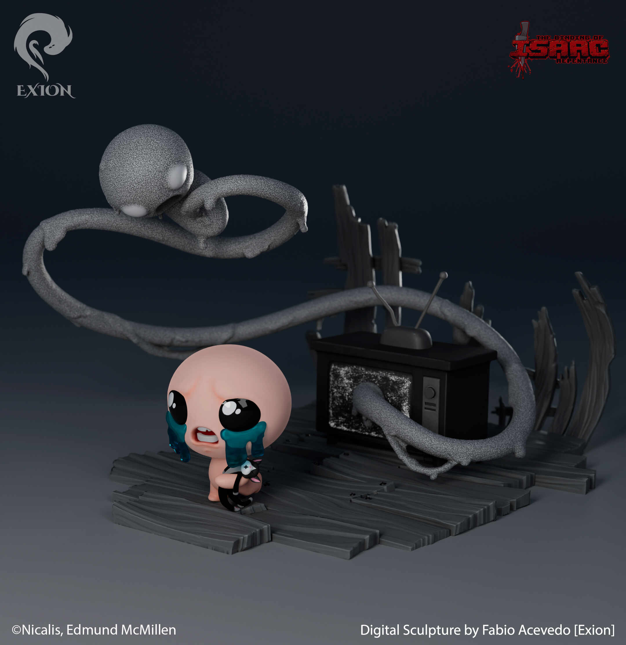 Issac Vs. Dogma Diorama - Fan Art - ZBrushCentral
