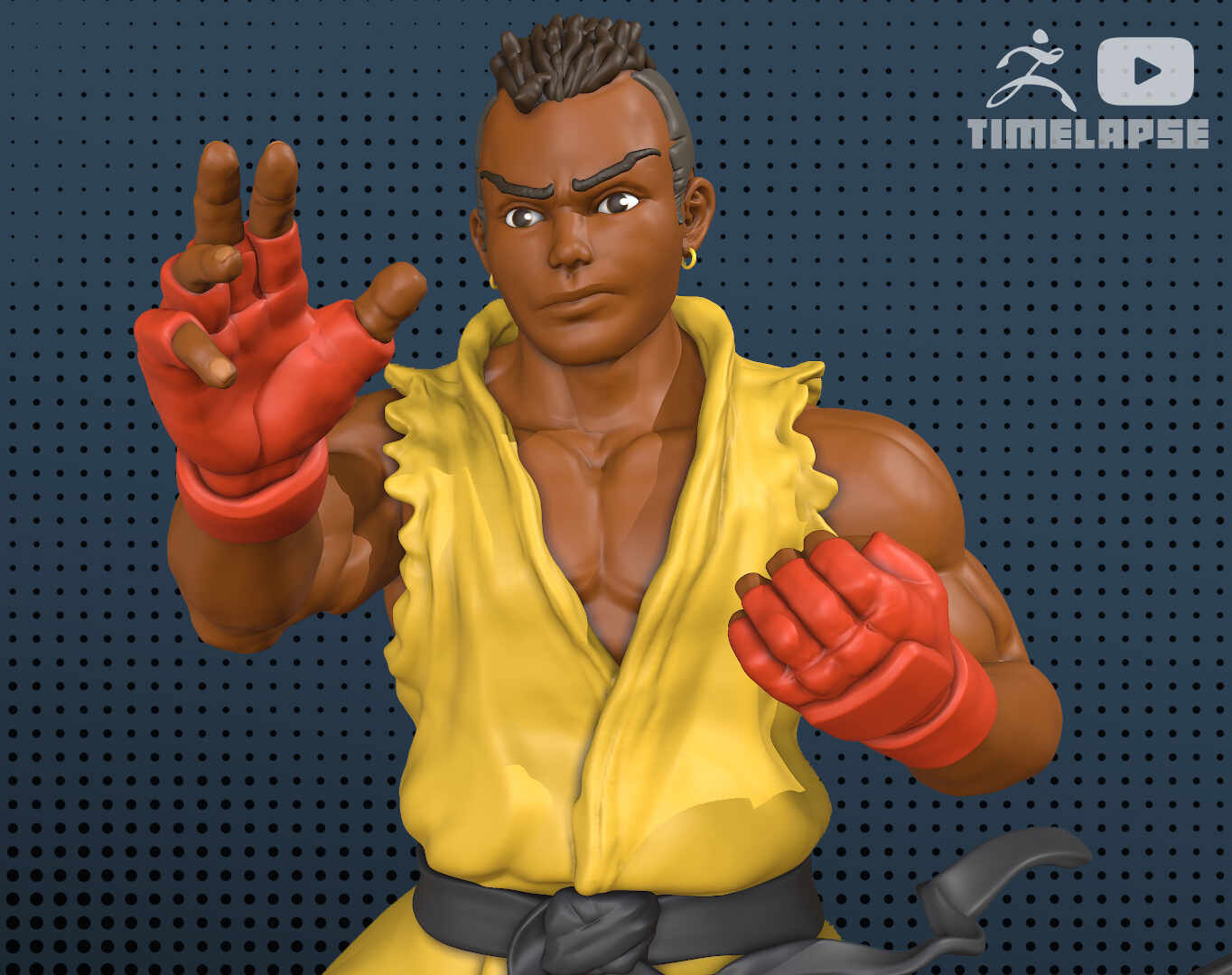 Sean Matsuda SF 3rd Strike Fan Art - ZBrushCentral