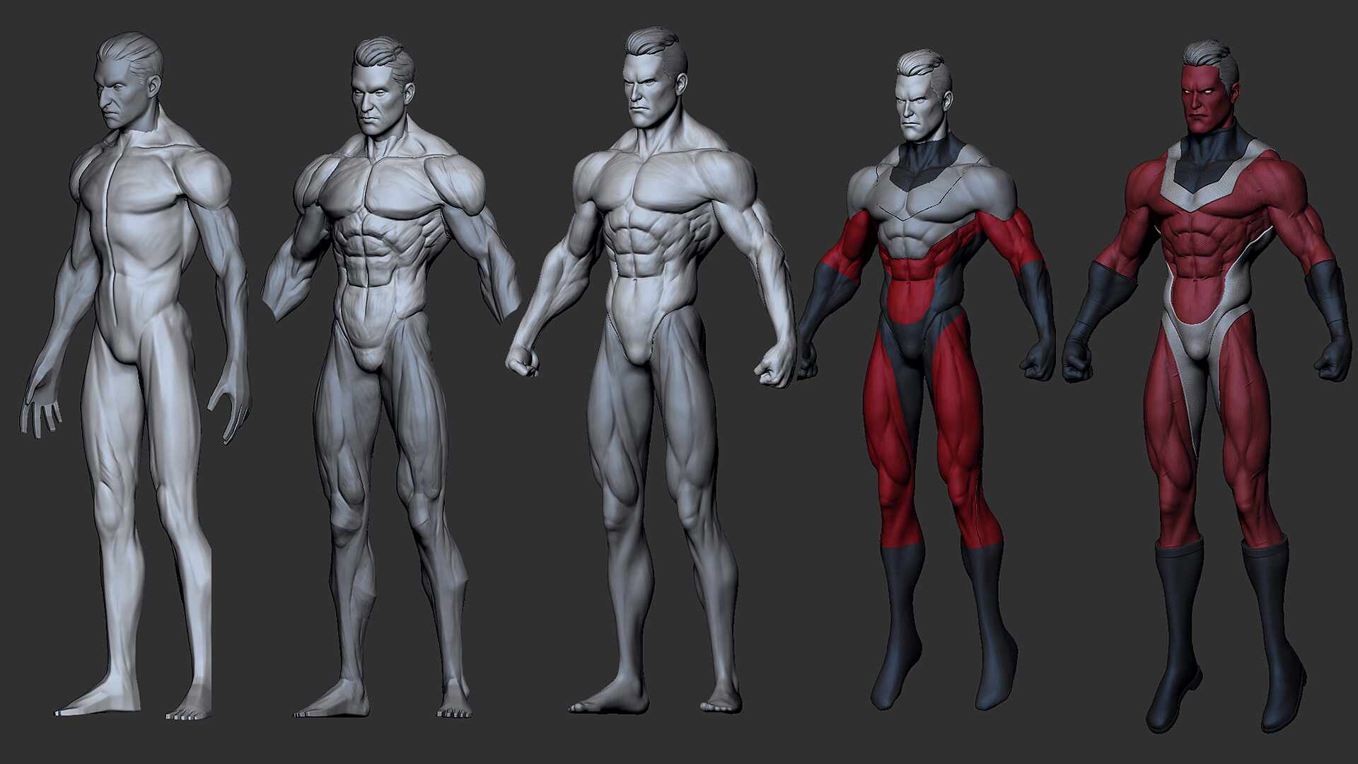 Red Superhero - ZBrushCentral