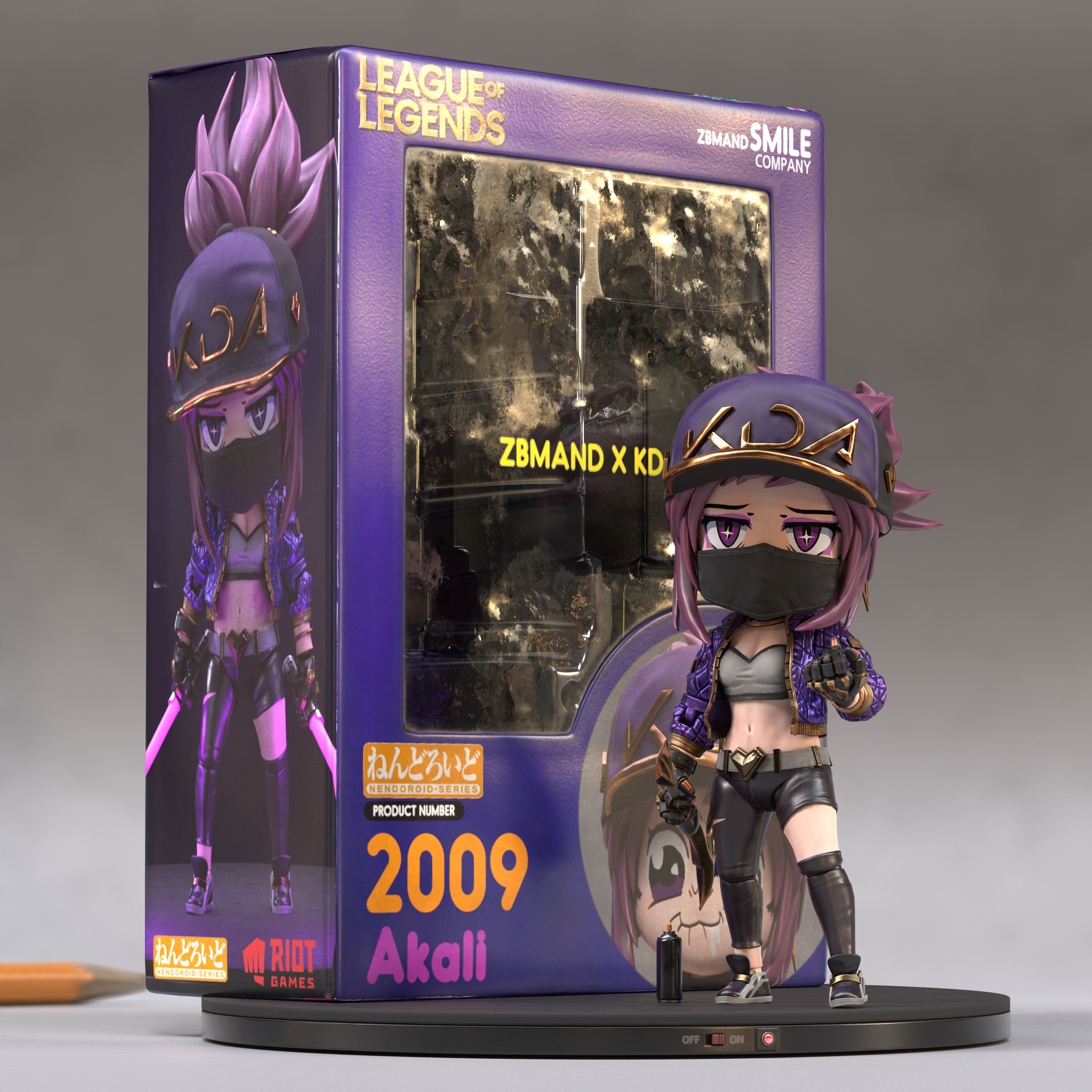 Pop Star KDA Akali fan art_League of Legends - ZBrushCentral