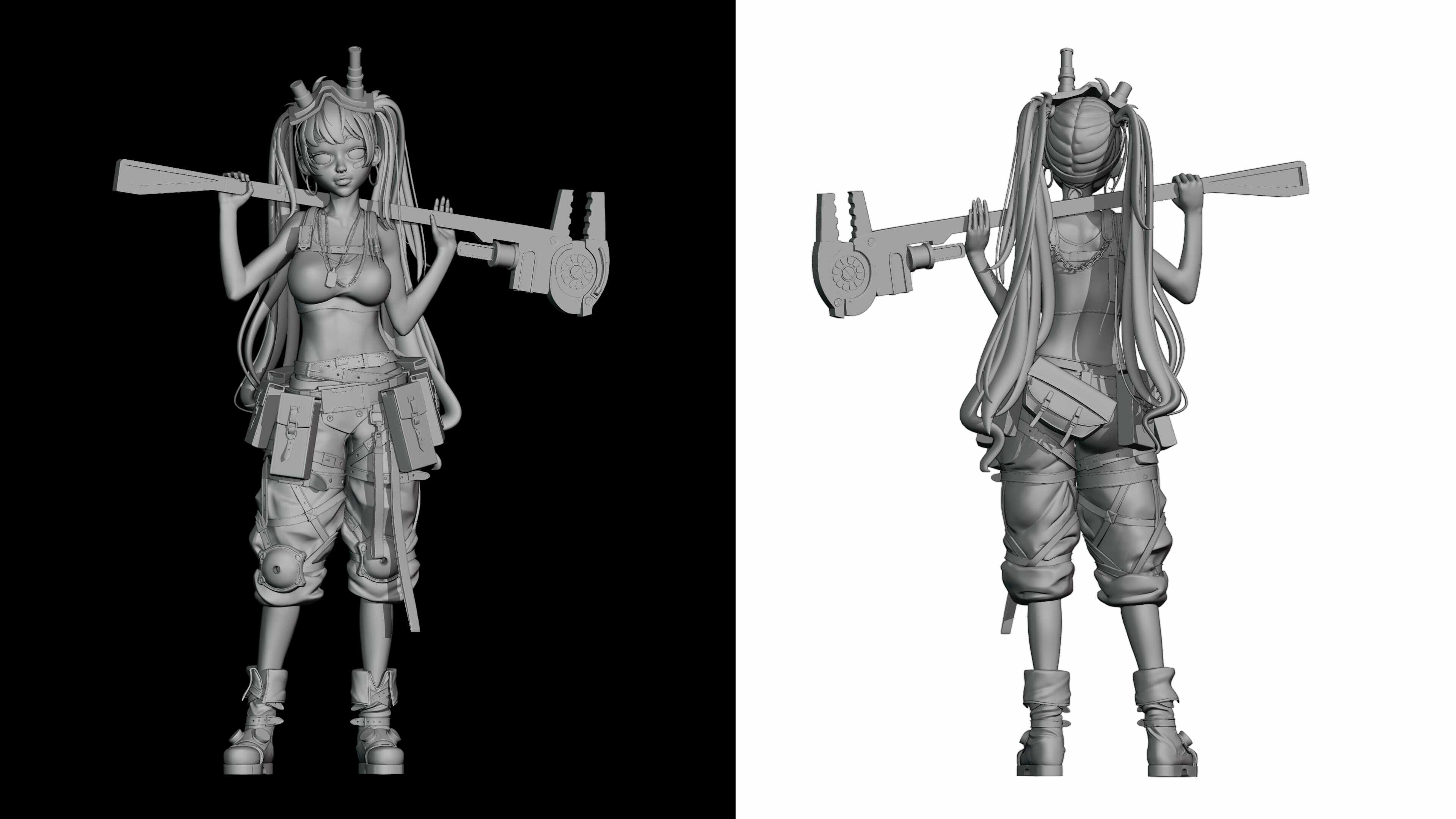 Engineer Girl - ZBrushCentral