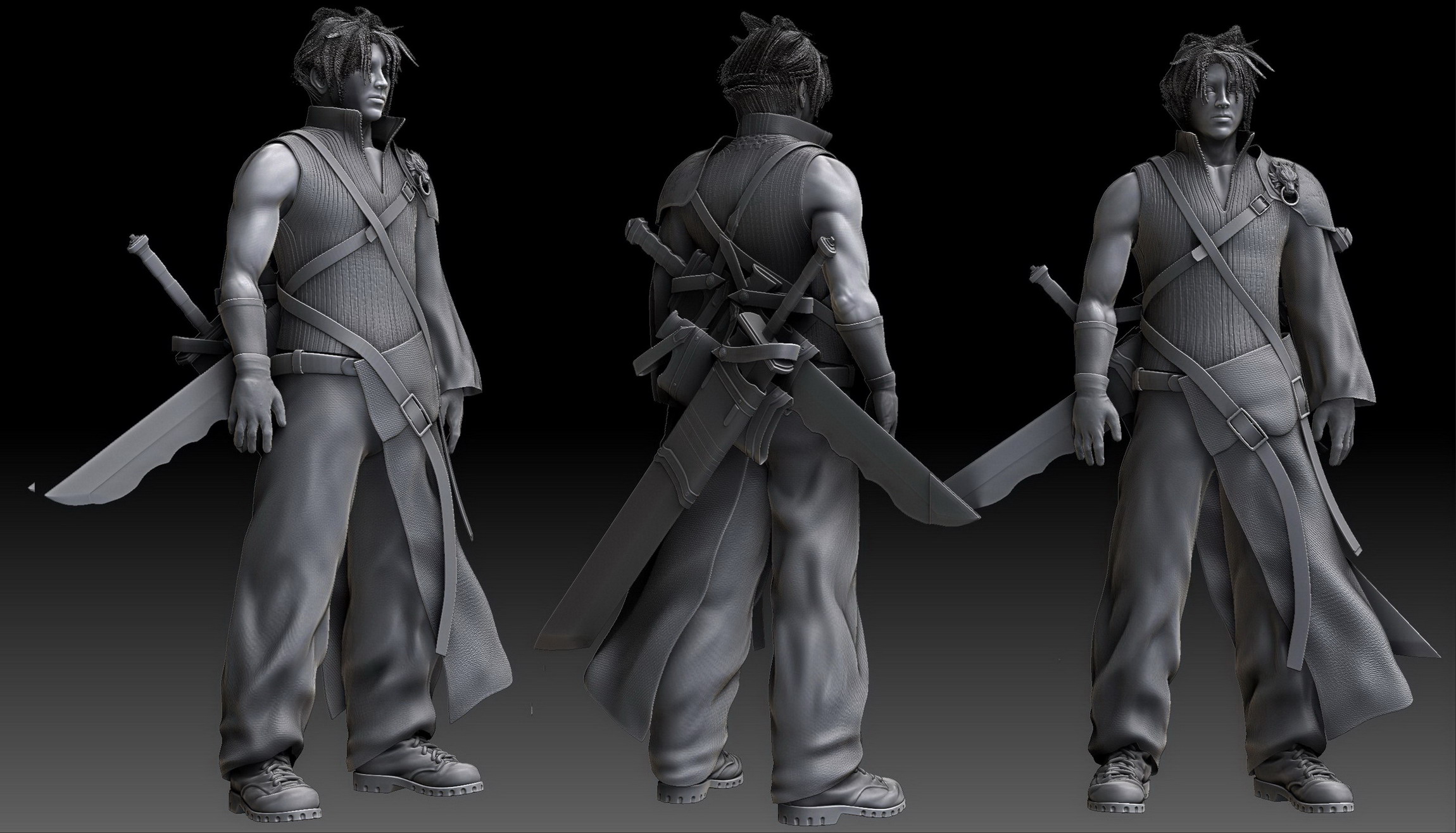 Cloud Strife - ZBrushCentral