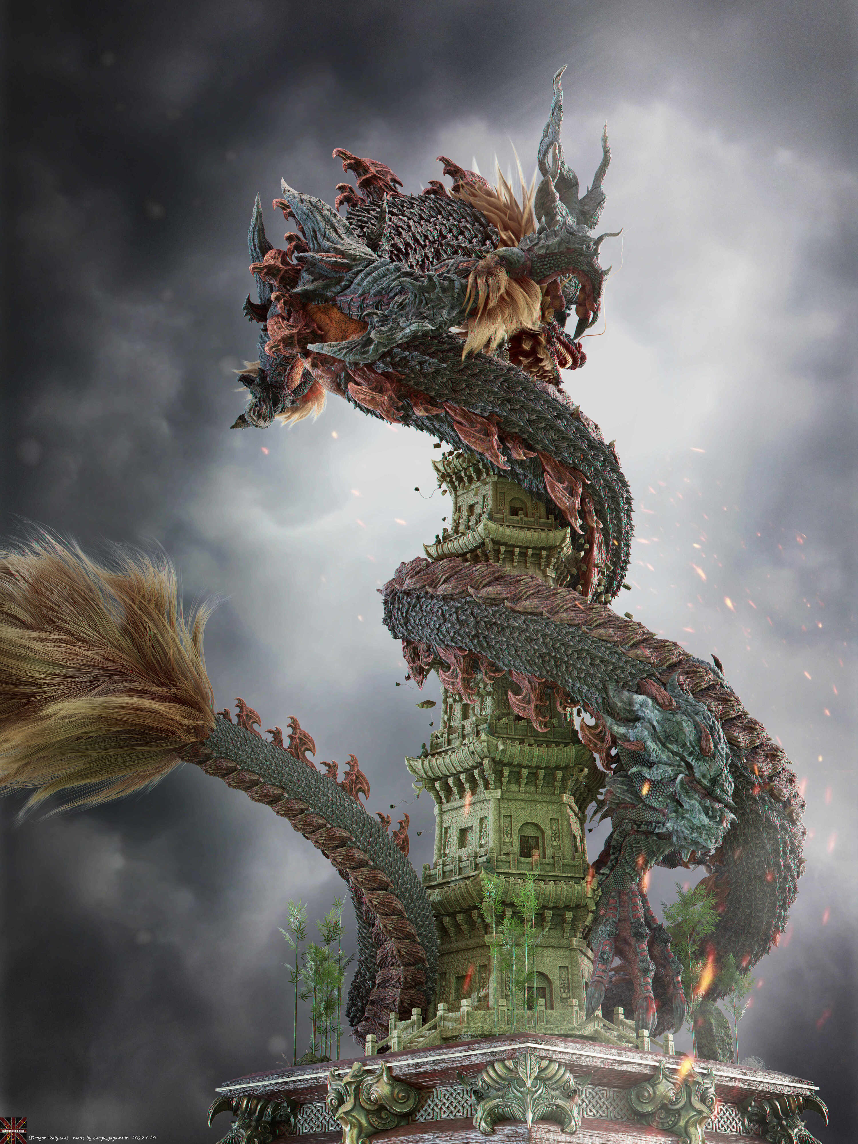 Dragon of the Kaiyuan Temple - ZBrushCentral