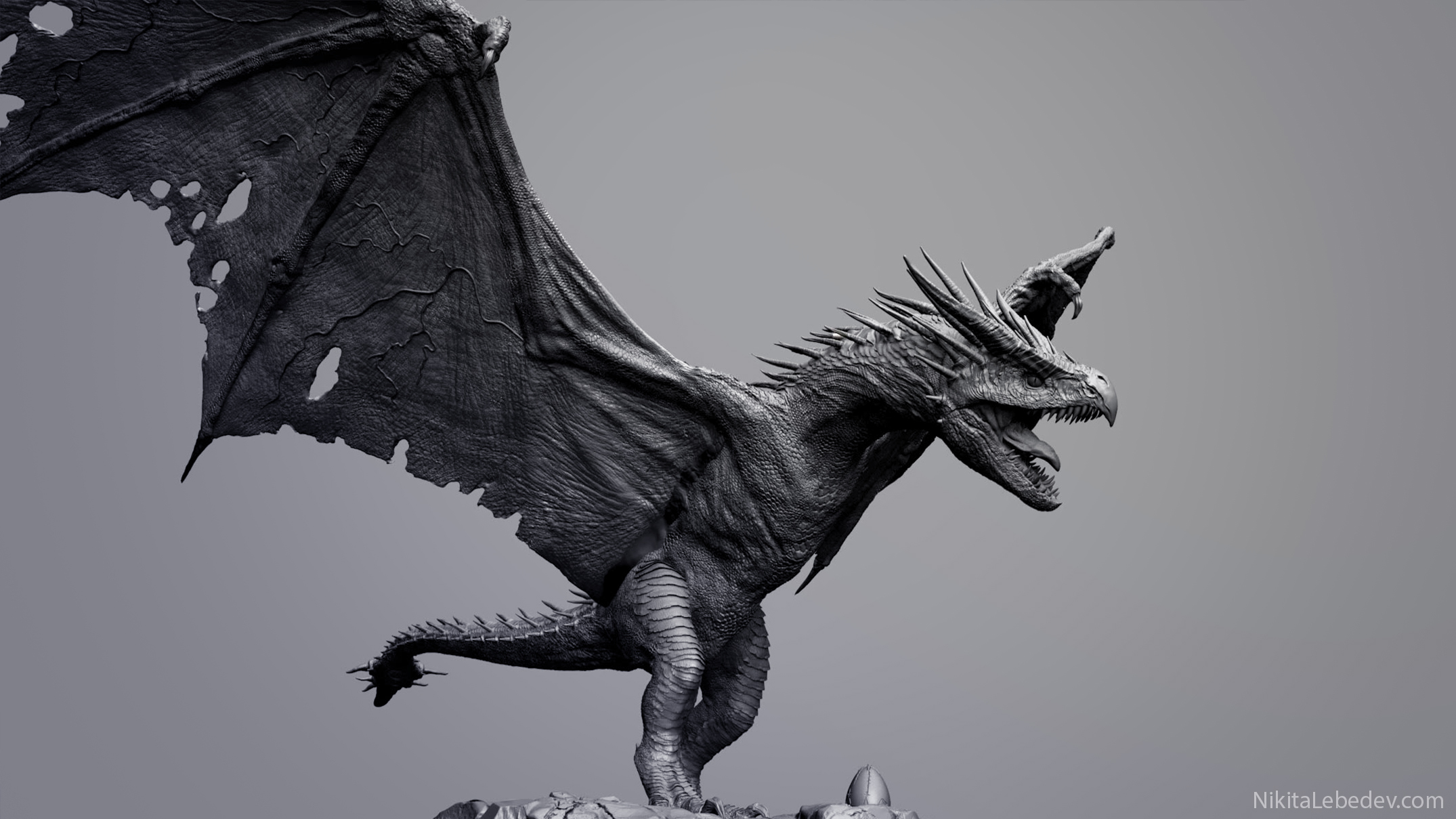 Hungarian Horntail - McFarlane Toys - ZBrushCentral