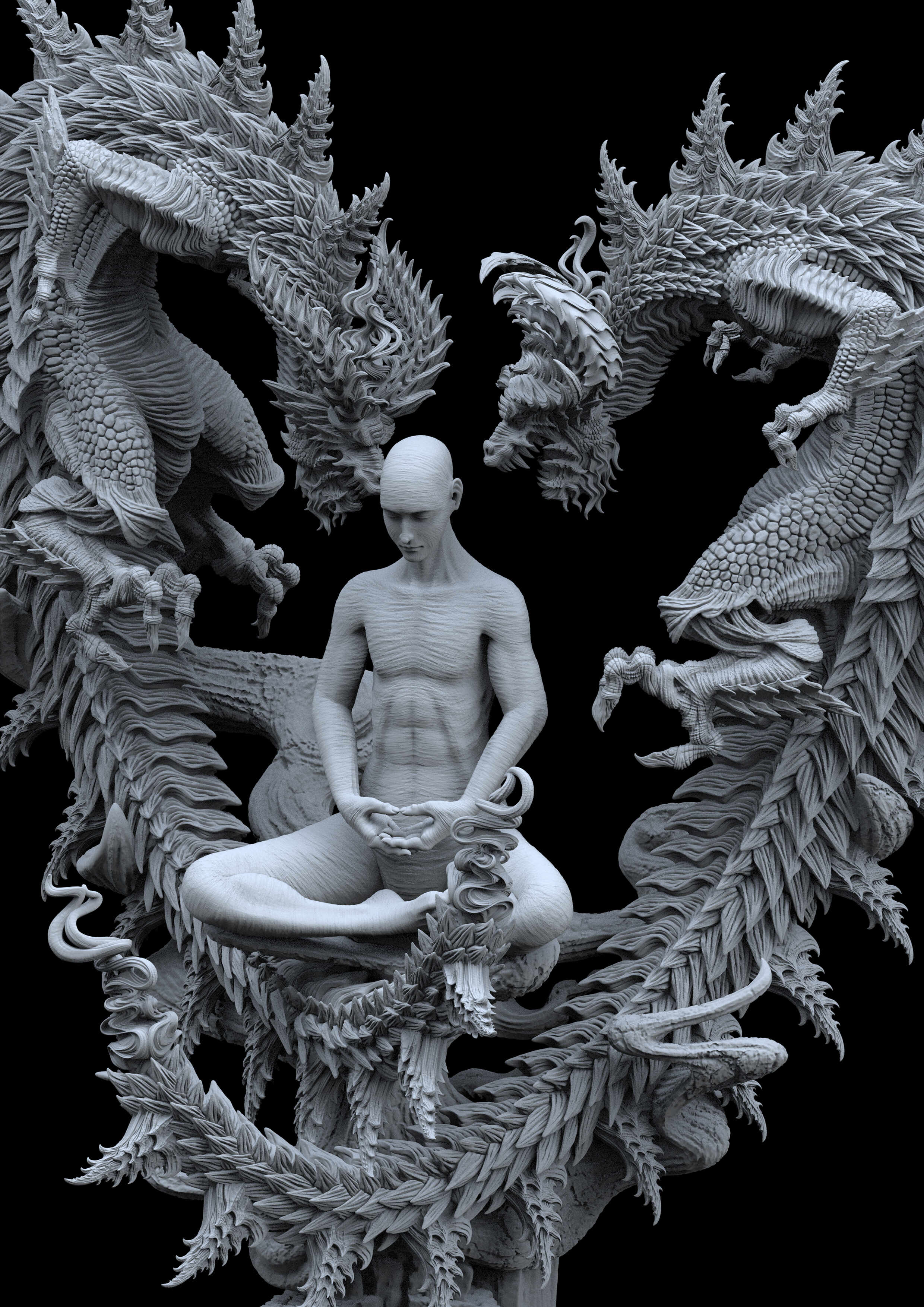 Dragon creature - ZBrushCentral